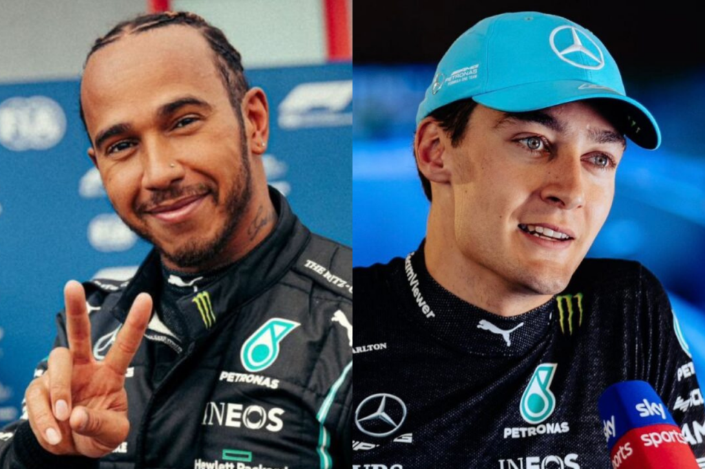 Hamilton critica Russel após toque no Q2 do GP da Espanha