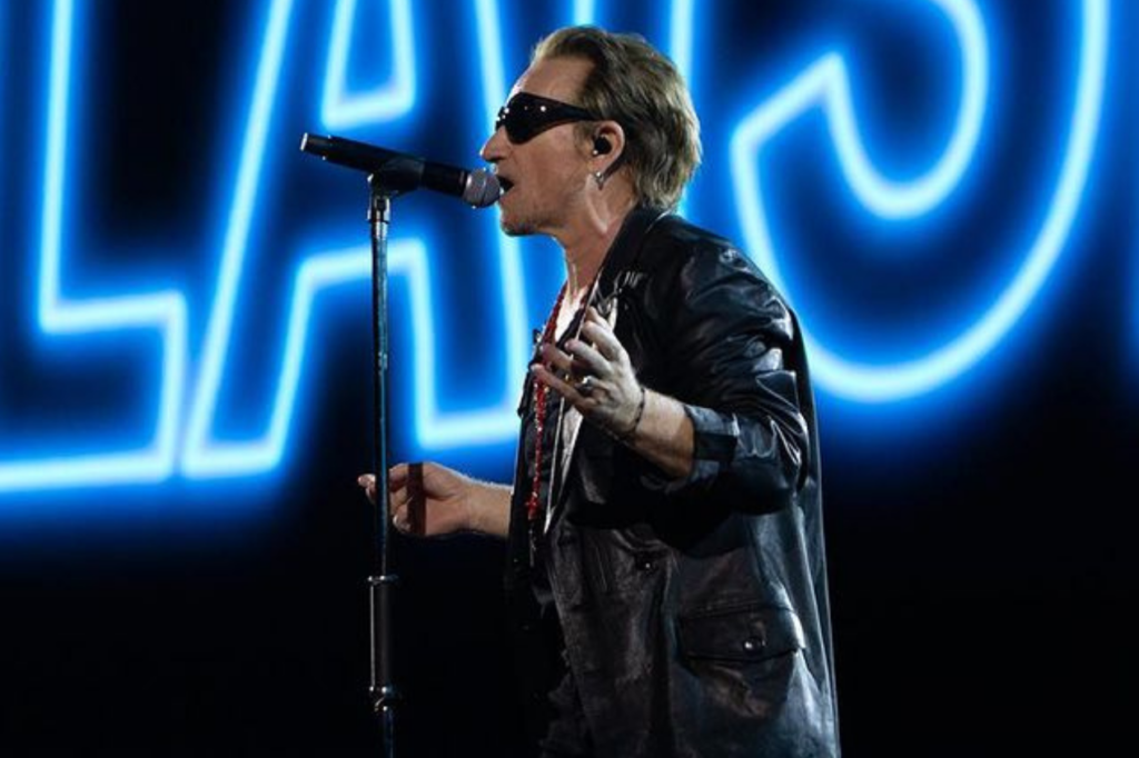 GP de Las Vegas: Bono, do U2, apresenta a Fórmula 1 ao público