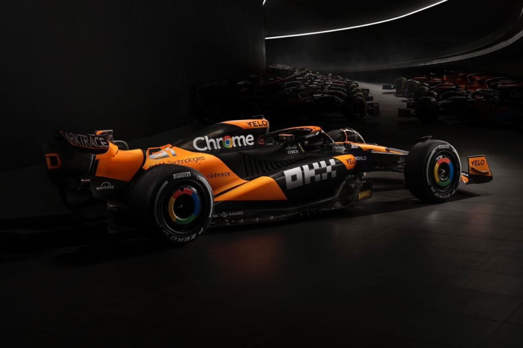 McLaren é primeira equipe a divulgar pintura do carro para 2024