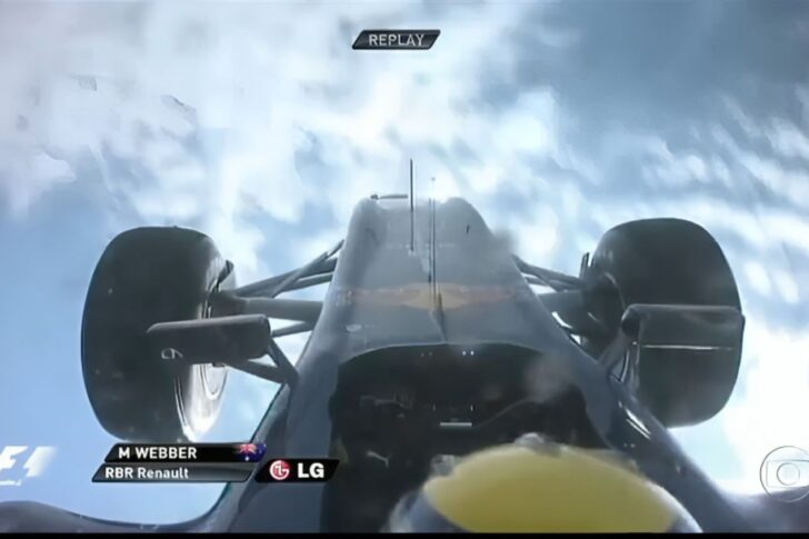 Fórmula 1: Há 14 anos, Webber e sua RBR voavam em acidente